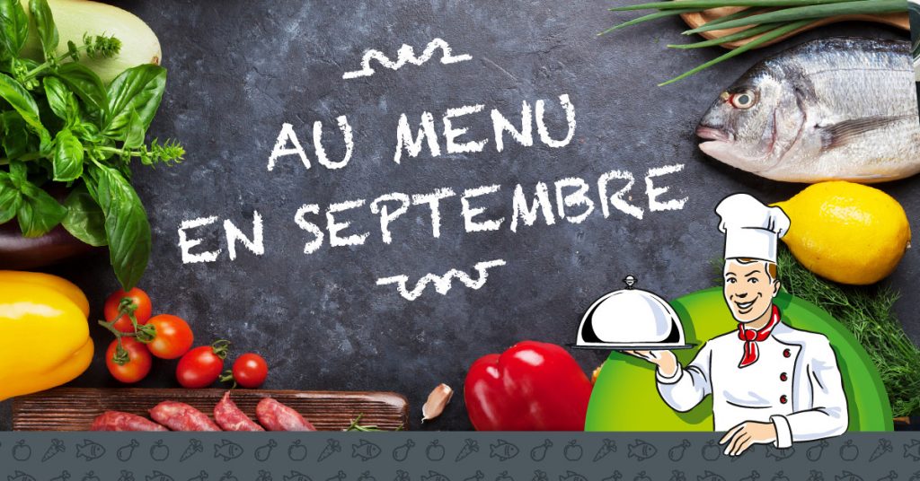 Au menu en septembre – JMG TRAITEUR
